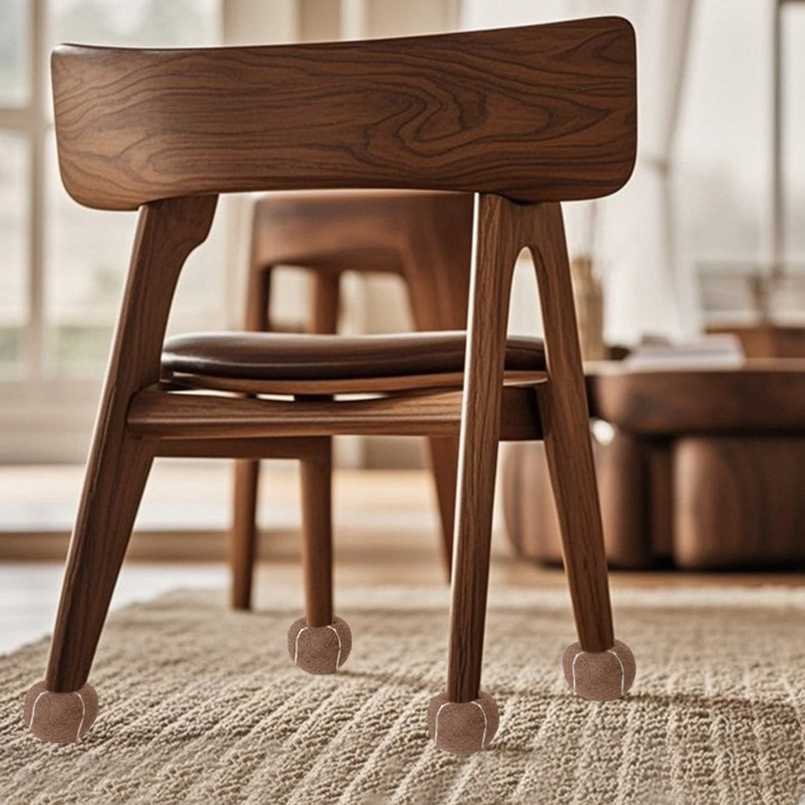 4PCS Precut Walker Tennis Balls for Furniture Legs and Floor Protection ...