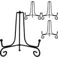 4PCS Premium Black Iron Plate Stands for Display 6 Inch, Decorative ...