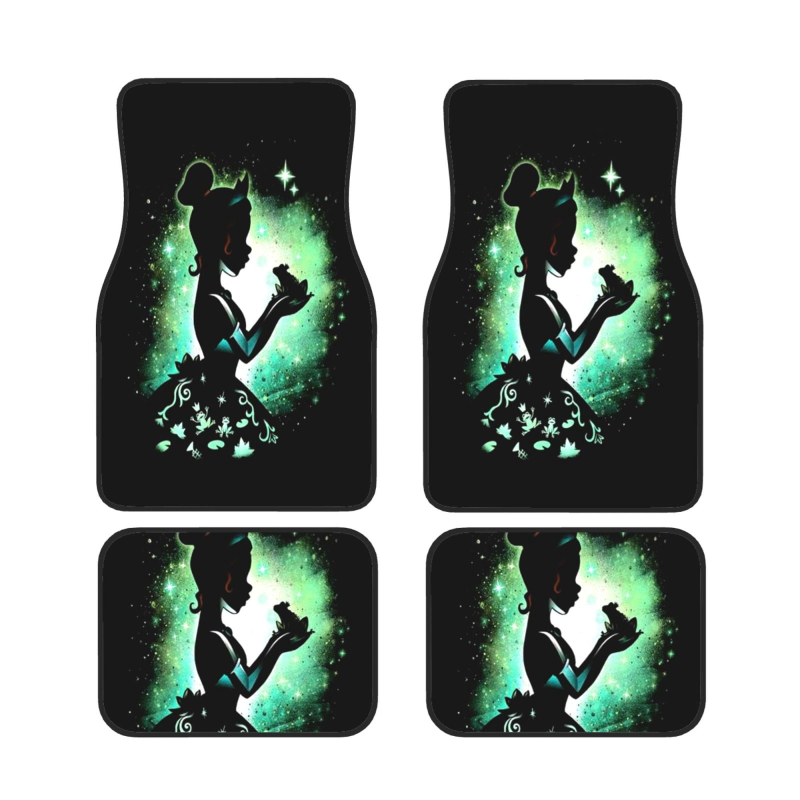 4PCS Princess Fro-g Car Floor Mats for Most Cars Sedan SUV Truck,All ...