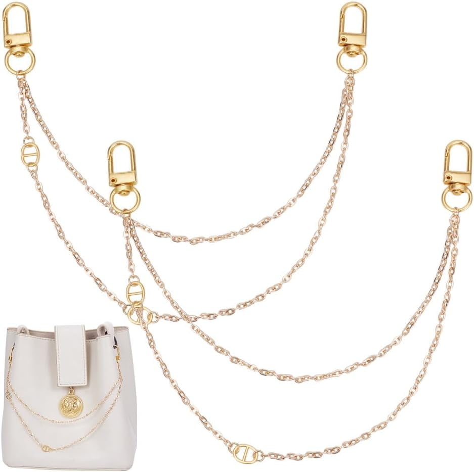 4PCS Purse Strap Extender 11.6" Bag Extender Chain Replacement Handbag ...