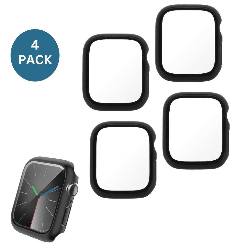 4PACK Qixxronics for Apple Watch Series 6/5/4 (44mm) Screen Protector ...