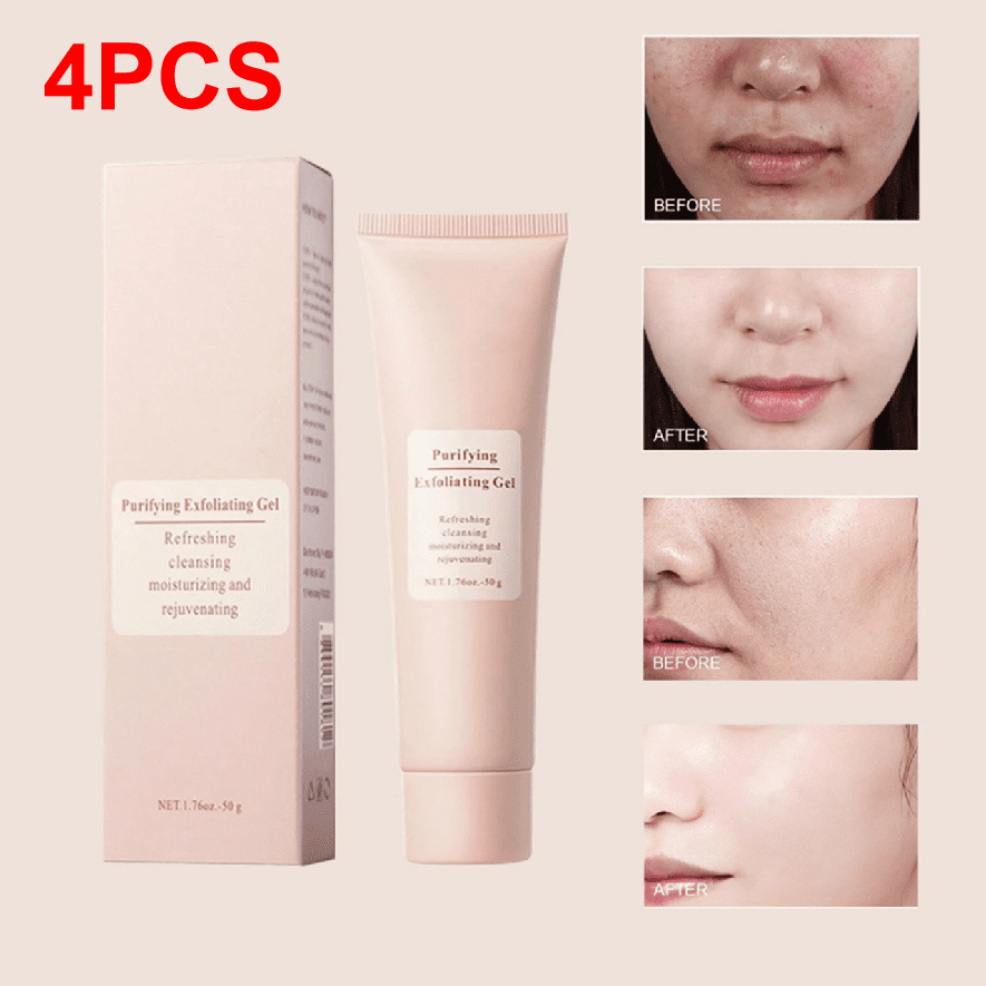 4PCS Quarxery Purifying Exfoliating Gel,Jorondy Purifying Exfoliating ...