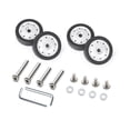 4PCS Quiet Rolling Luggage Wheels Practical Plastic Replacement Set 360 ...