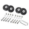 4PCS Quiet Rolling Luggage Wheels Practical Plastic Replacement Set 360 ...