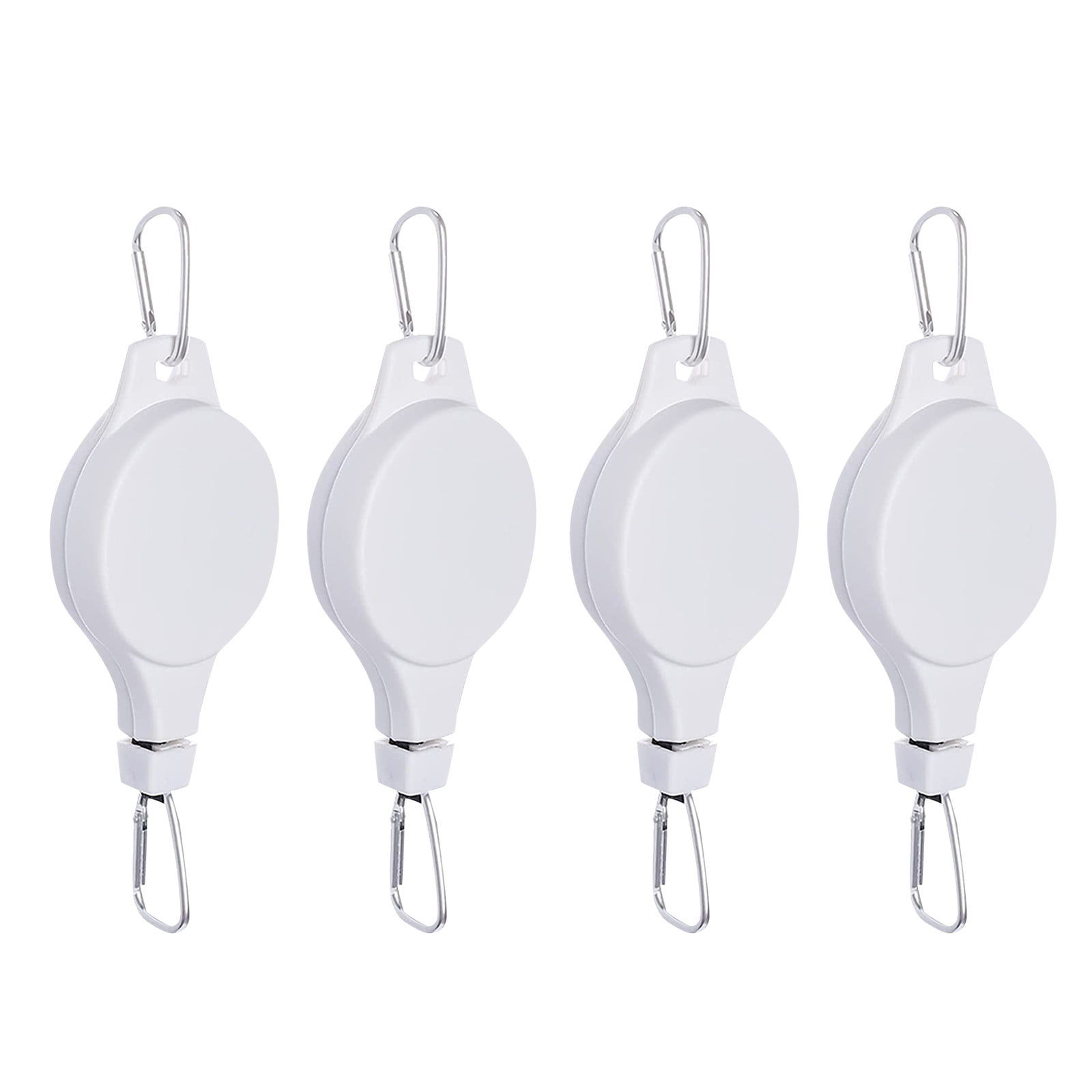 4PCS Retractable Pulley Heavy Duty Hanging Flower Basket Hanger Hooks ...