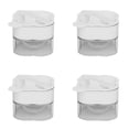 4PCS Reusable Ice Cubes Making With Easy Fill Lid And Stackable Design ...