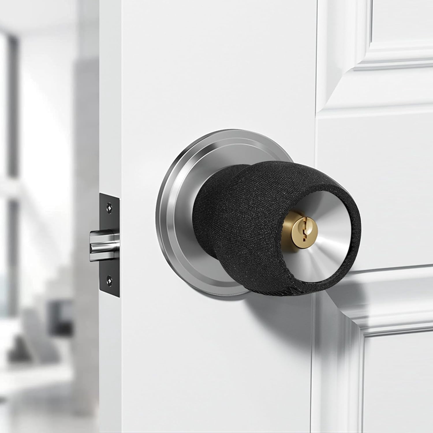 4PCS Round Door Handle Covers - Anti-Scald Door Knob Cushion Cover ...