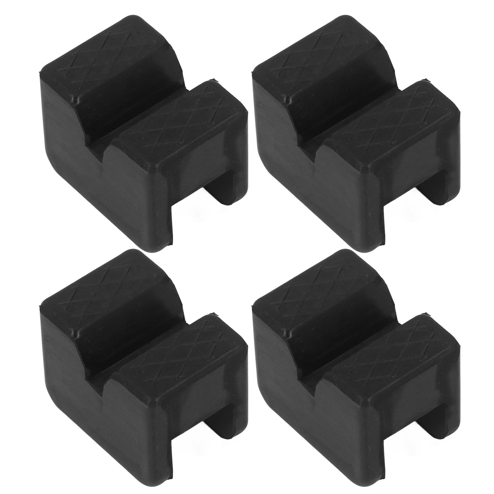 4PCS Rubber Jack Pad Guard Adapter Universal Slotted Frame Rail Pinch ...