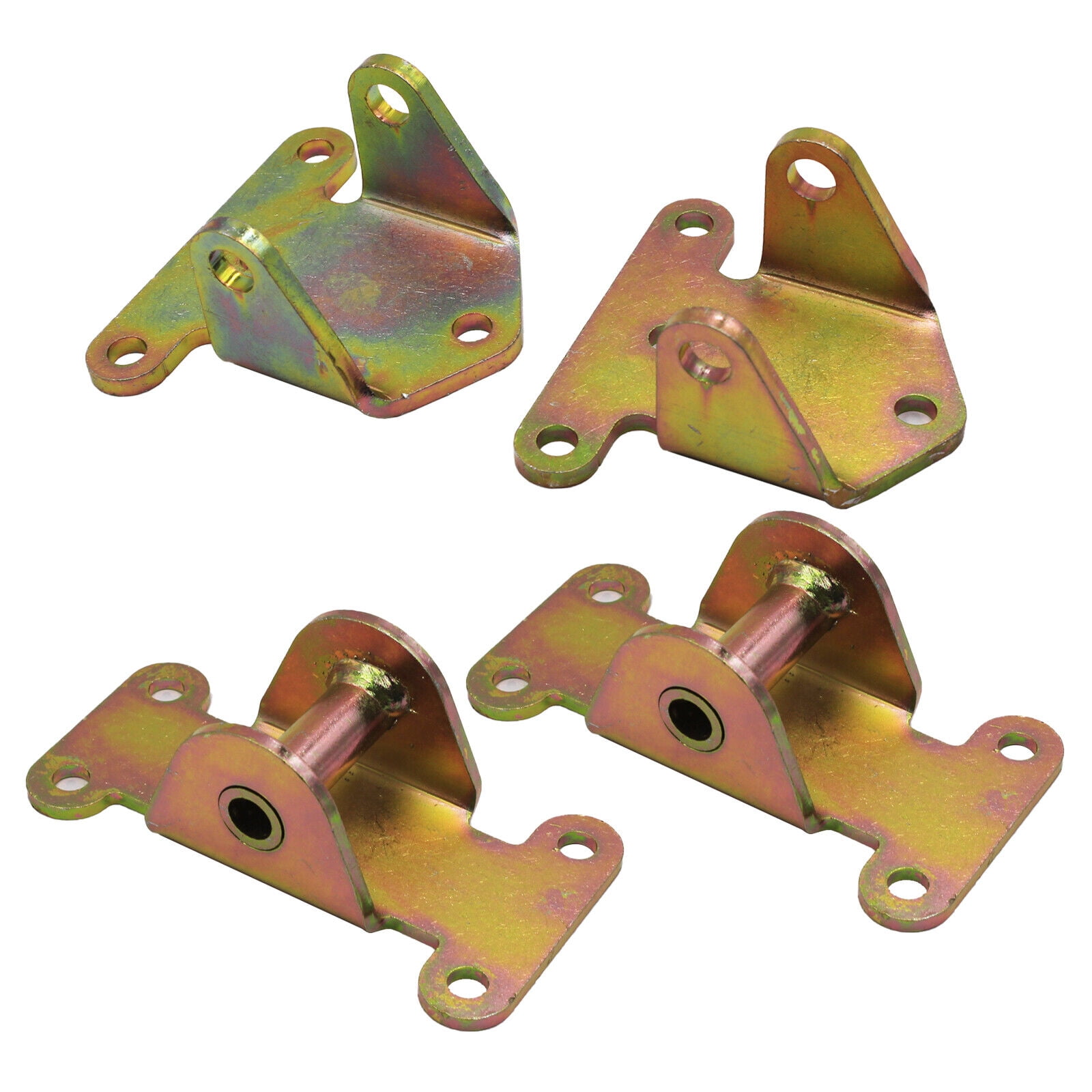 4PCS SBC BBC Solid Motor Engine Mount Combo Fits 73-90 Camaro Firebird ...