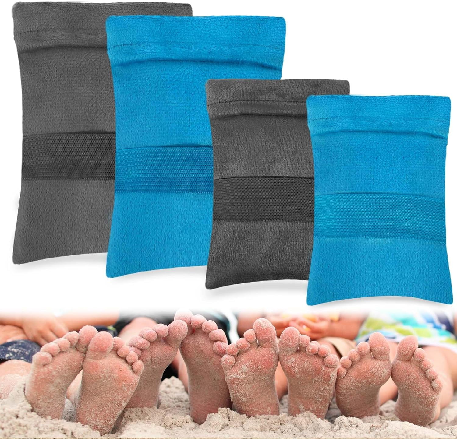 4PCS Sand Remover for Beach, Sand Removal Bag,Beach Sand Cleaner ...
