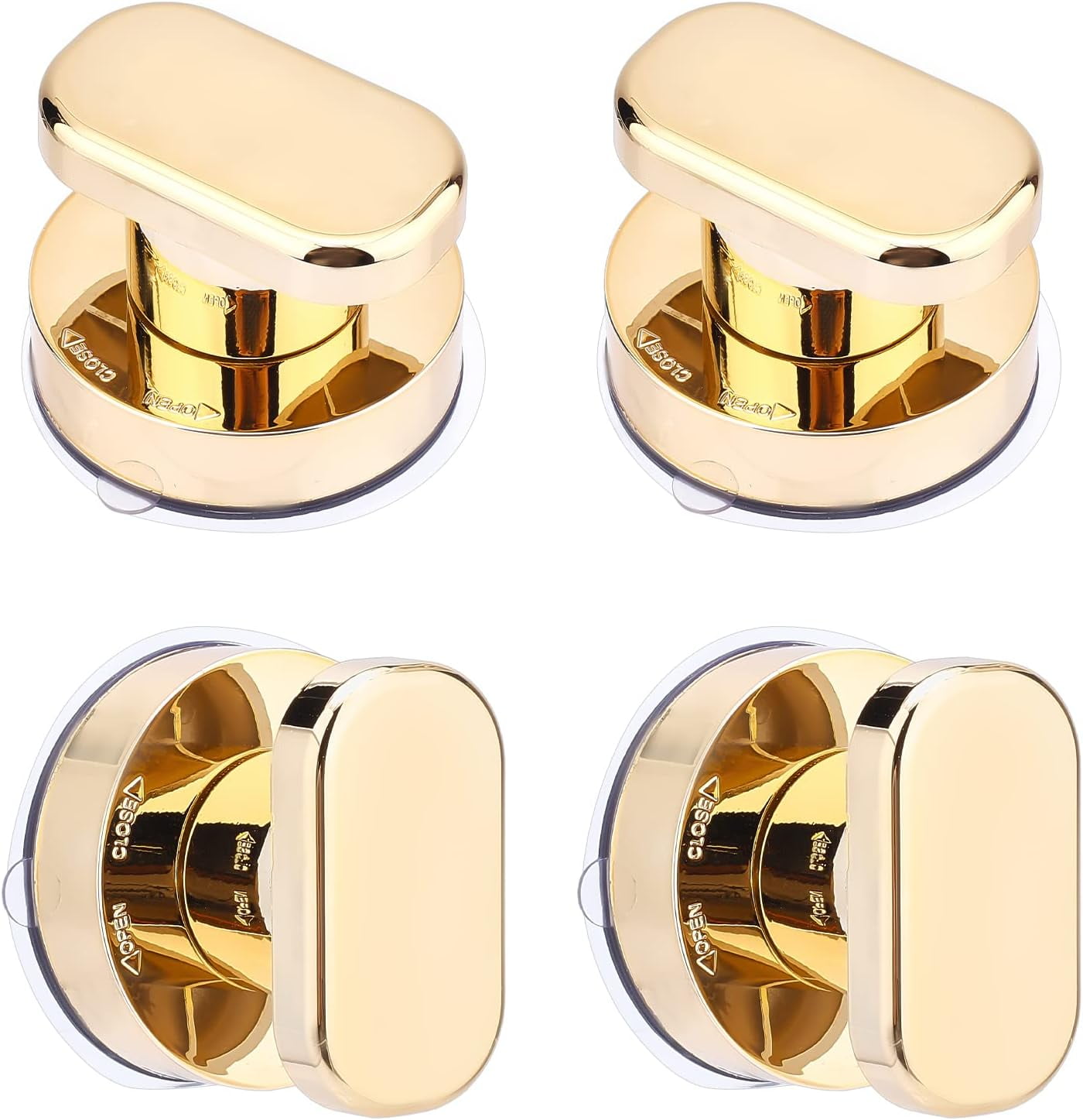 4PCS Self-Stick Instant Kitchen Cabinet Handle Pulls Auxiliary Sliding ...
