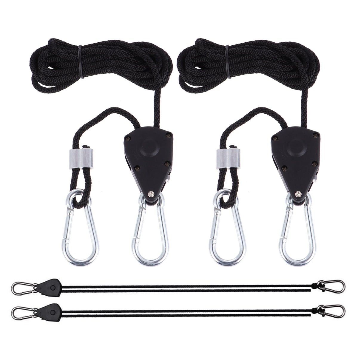 4PCS/Set Adjustable Rope Clip Hanger 1/8 inch Metal Internal Gears ...