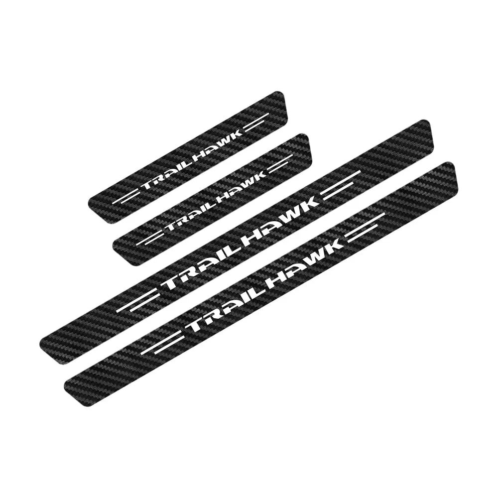 4PCS/Set Car Sill Sticker For Jeep Renegade Patriot Wrangler Cherokee ...