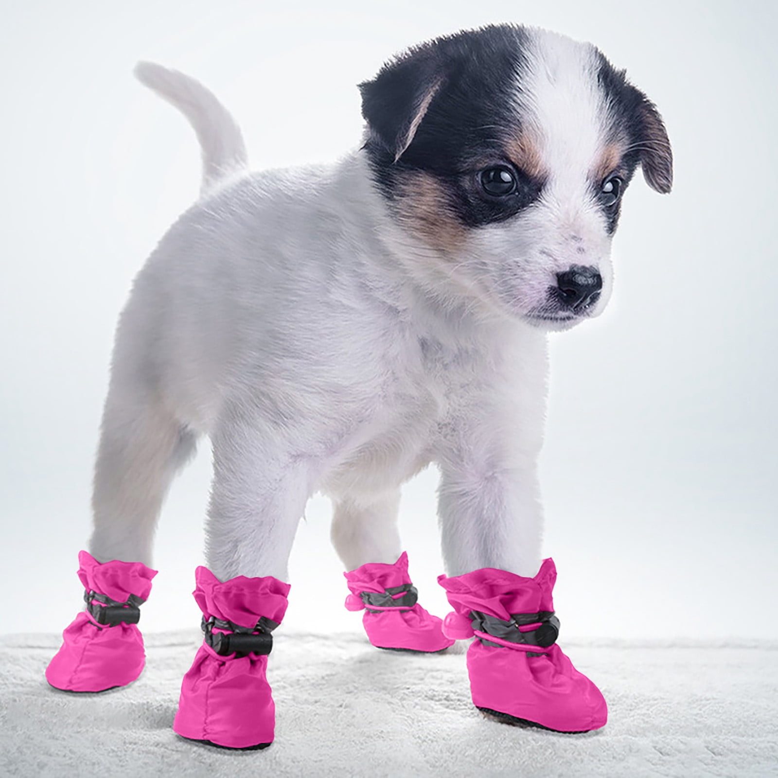4PCS/Set Dog Shoes for Small Medium Dogs,Non- Water Resistant Pet ...