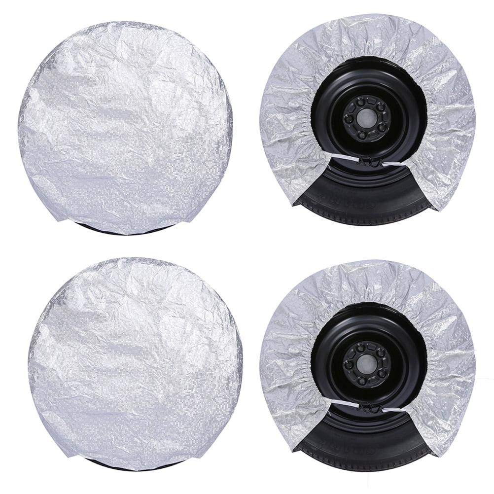 4PCS/Set Tire Covers Waterproof Wheel Covers Tire Wheel Sun Protectors ...