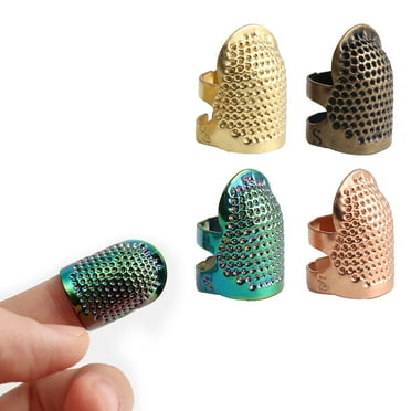 OTVIAP Sewing Thimble, LaborSaving Adjustable Fingertip Thimble, Sturdy ...