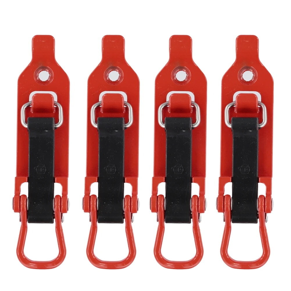 4PCS Shovel Holder Mounting Clamp Quick Release Metal Rubber Clamps ...