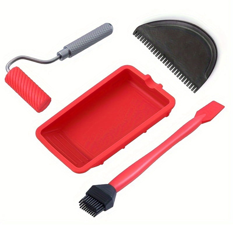 4PCS Silicone Glue Applicator Kit, Reusable Silicone Glue Brush Set ...
