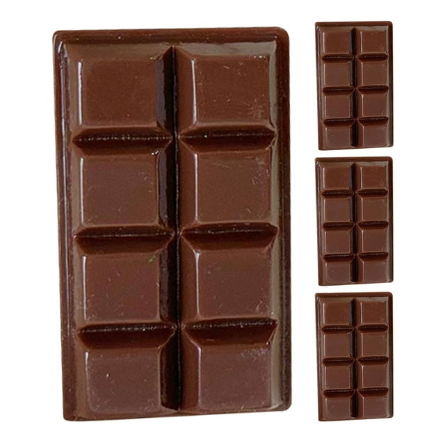 4PCS Simulated Chocolate Decor for Valentine's Day Small Fake Chocolate ...