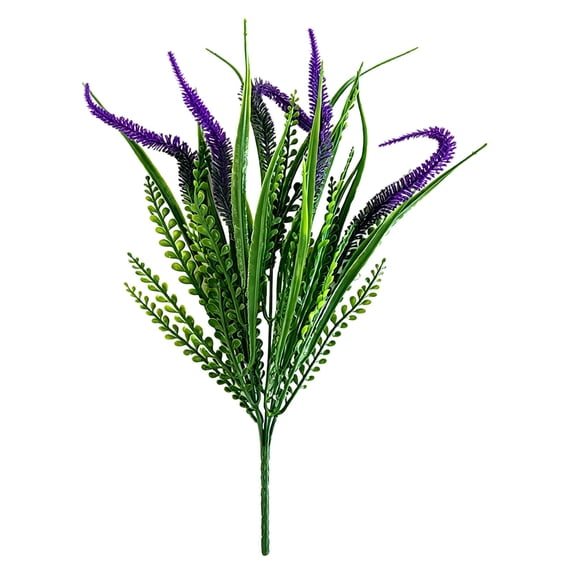 4PCS Simulated Dog Sage Artificial Plant Flowers for Outdoors UV ...