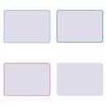 4PCS Small White Board Mini Whiteboard Small Board Board Lapboards ...