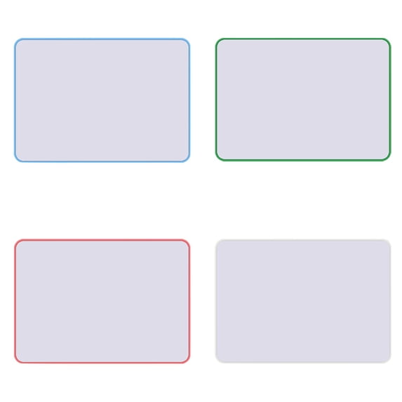 4PCS Small White Board Mini Whiteboard Small Board Board Lapboards ...