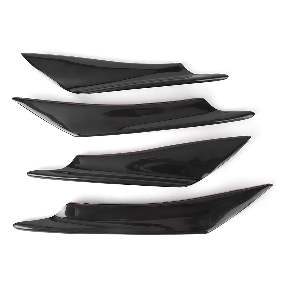 4PCS Splitter Deflector for Enhanced Aerodynamics & Protection Car ...