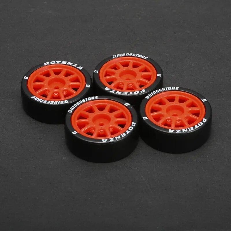 4PCS Sports Car High Speed Remote Control Wheel Hub Drift Racing ...