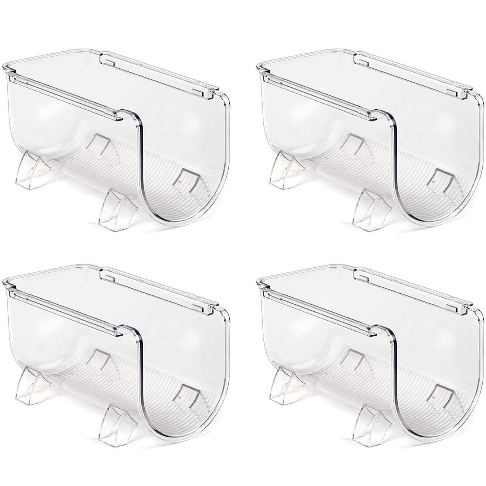 4PCS Stackable Acrylic Wine Rack Countertop, Water Organizer Holder ...