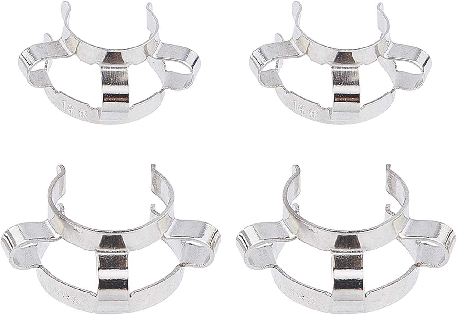 4PCS Stainless Steel Keck Clip Metal Clip Keck Clamp Metal Joint Clip ...