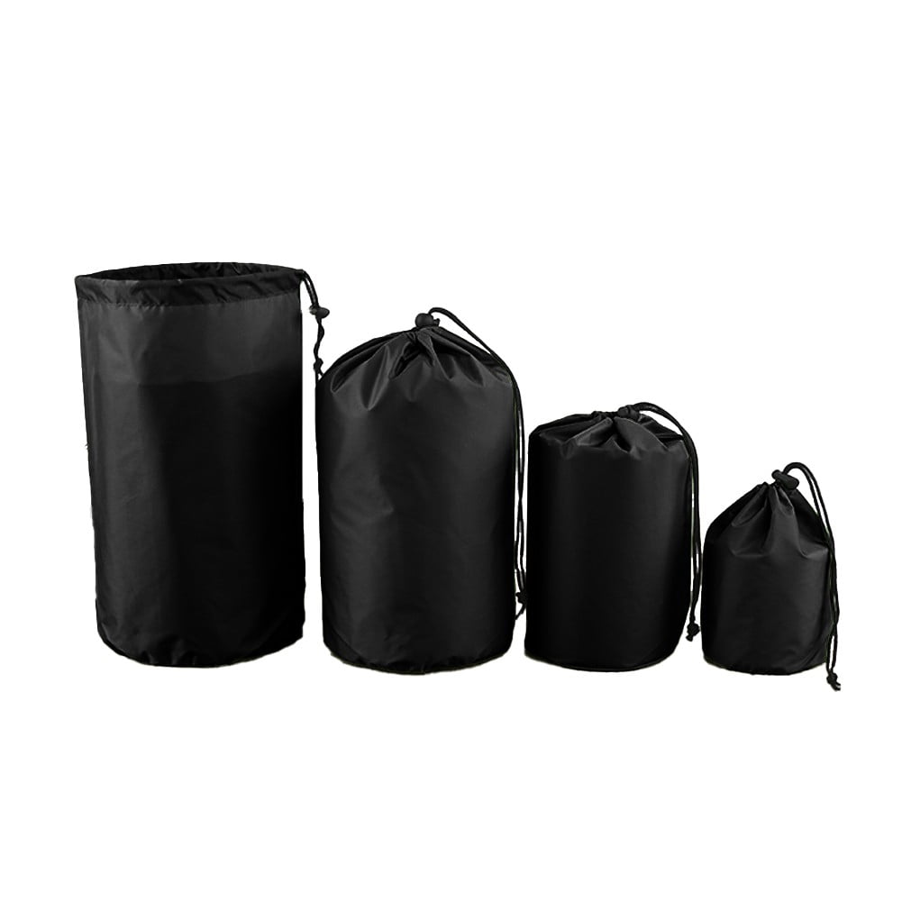 4PCS Stuff Sacks Drawstring Storage Bag Camping Bags Dustproof Outdoor ...