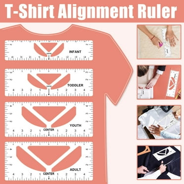 T-Shirt Ruler Guide Alignment Tool for Vinyl, Alignment Tool for ...