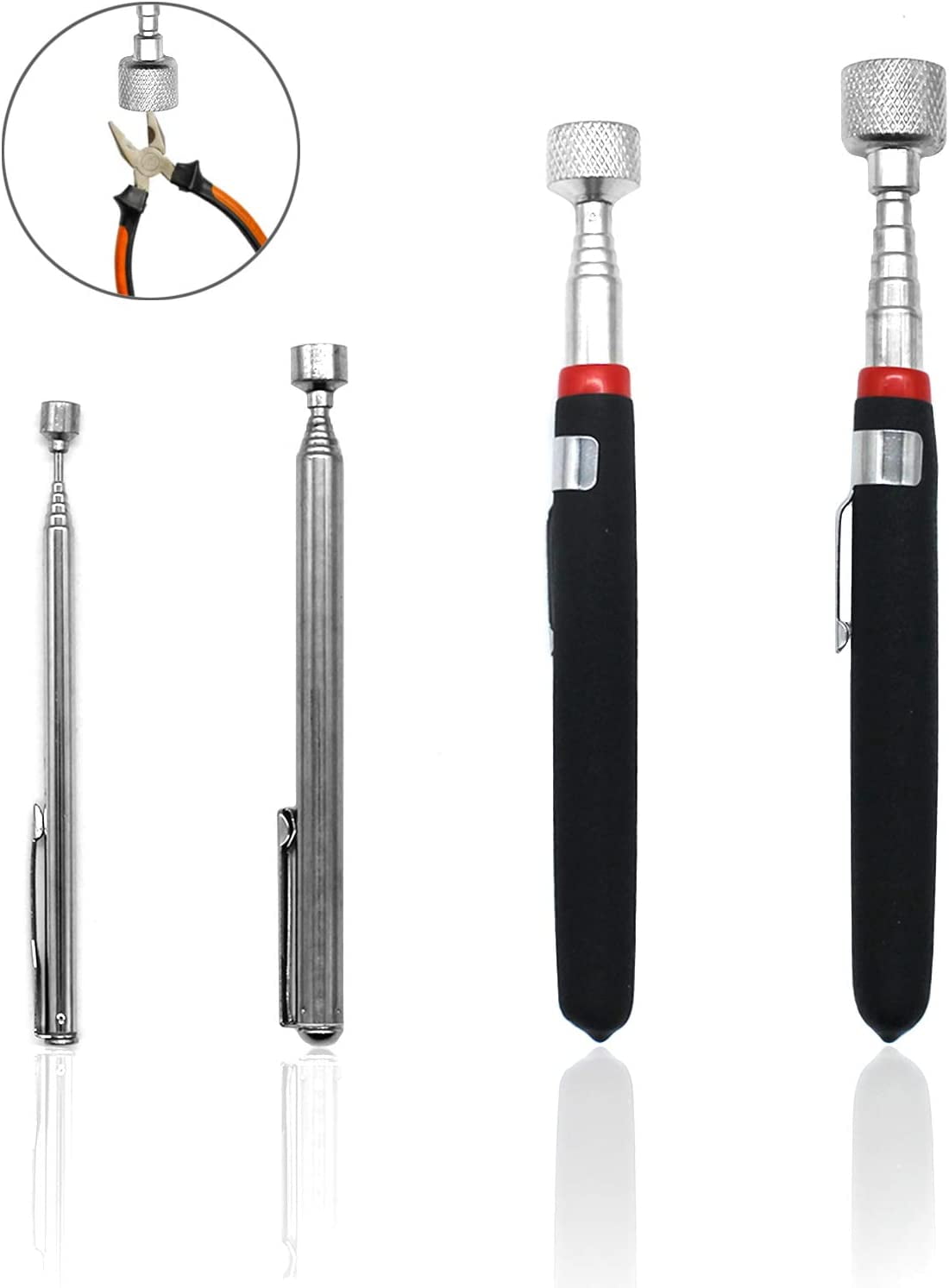 4PCS Telescoping Magnetic Pickup Tool, Magnetic Retrieval Tool, for ...