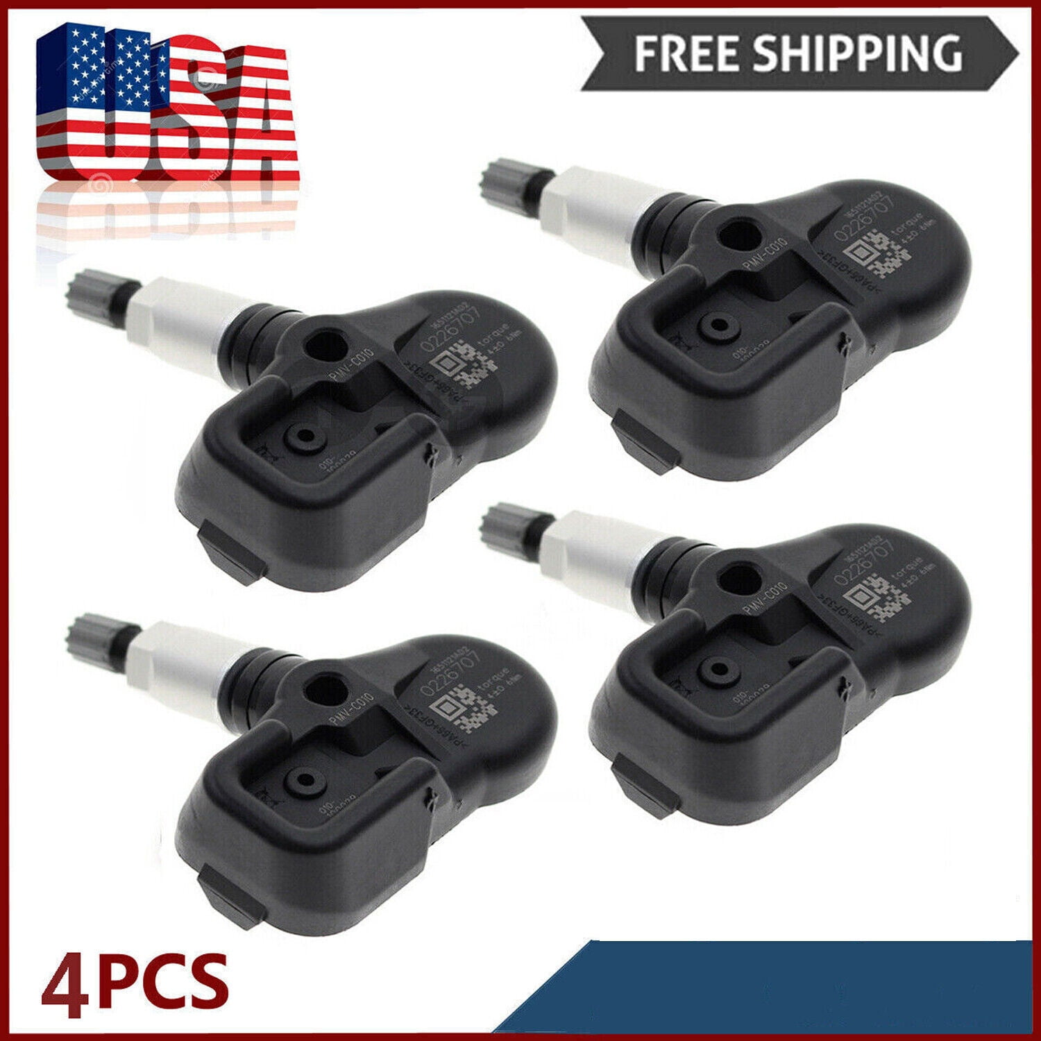 4PCS Tire Pressure Sensor TPMS Monitor For Toyota Prius C RAV4 42607 ...