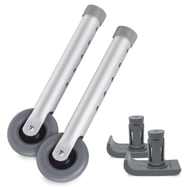 Top Glides, 4PCS Top Glides 3 Inch Walker Wheel Kit, TG0122, Gray ...
