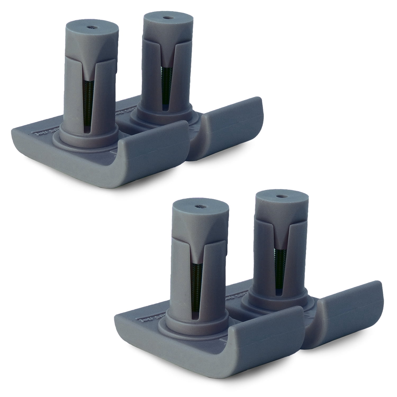 4PCS Top Glides FlexFit Walker Ski Glides - 2 Pairs (Gray) - Walmart ...