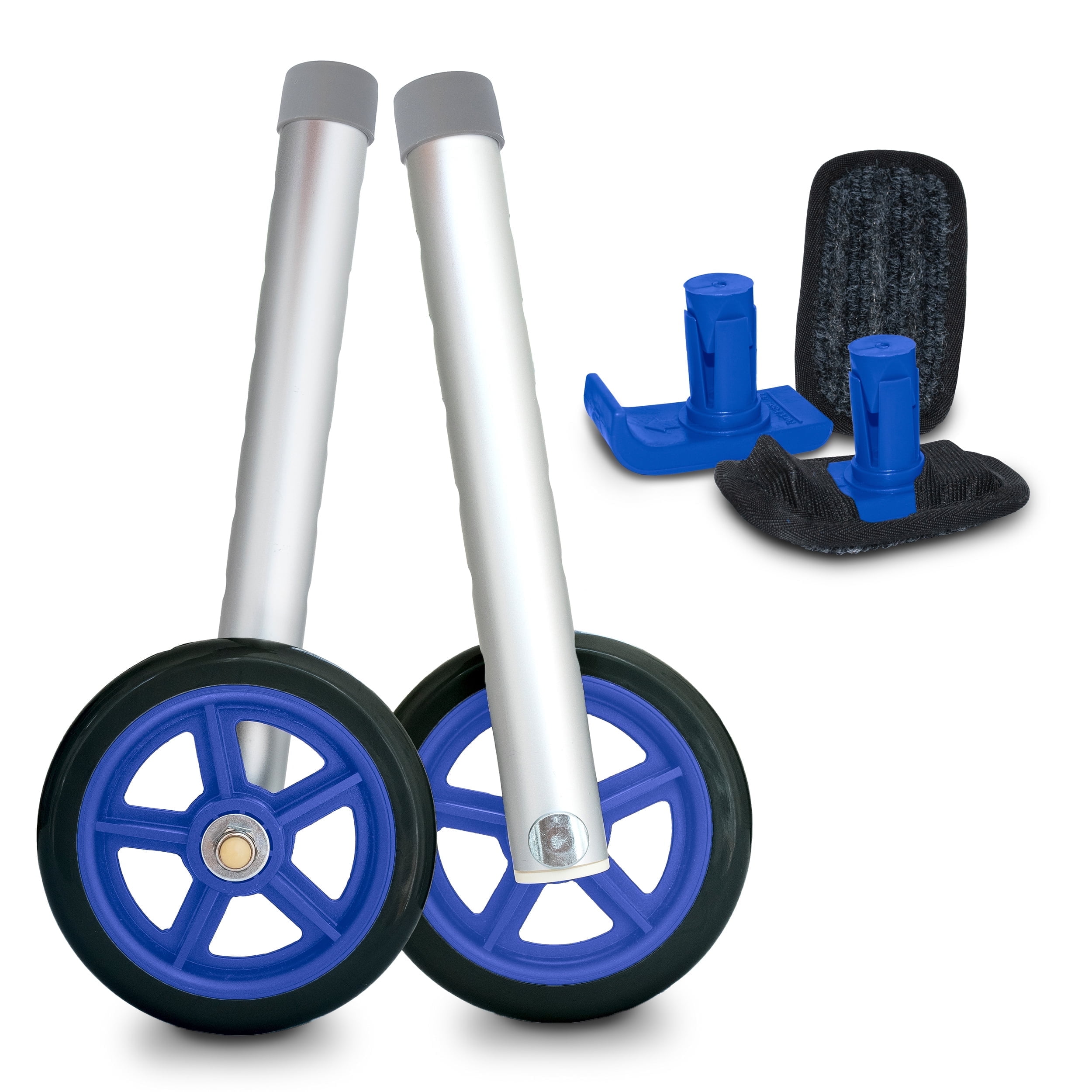 6PCS Top Glides Universal Walker 5 Inch Wheel Conversion Kit with ...