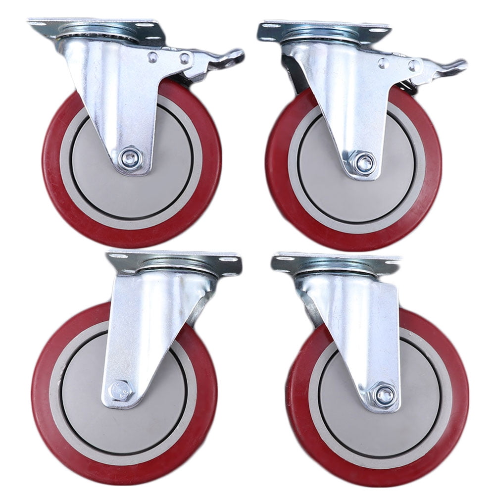 4PCS Trash can Dolly Garbage Can Wheels, Trash Garbage Bin Wheels ...