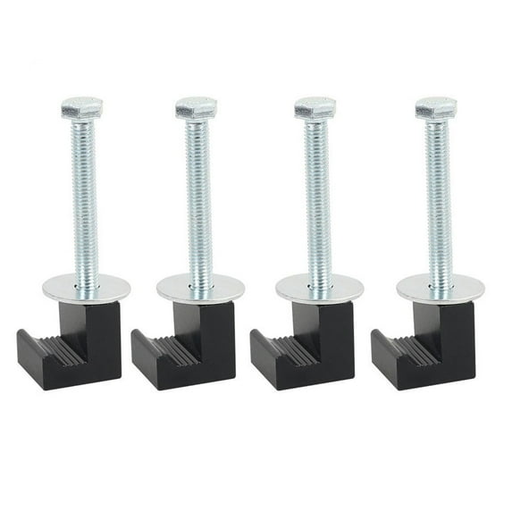 4PCS Truck Tool Box Tie Downs Aluminum J Hook Crossover Mounting kit ...