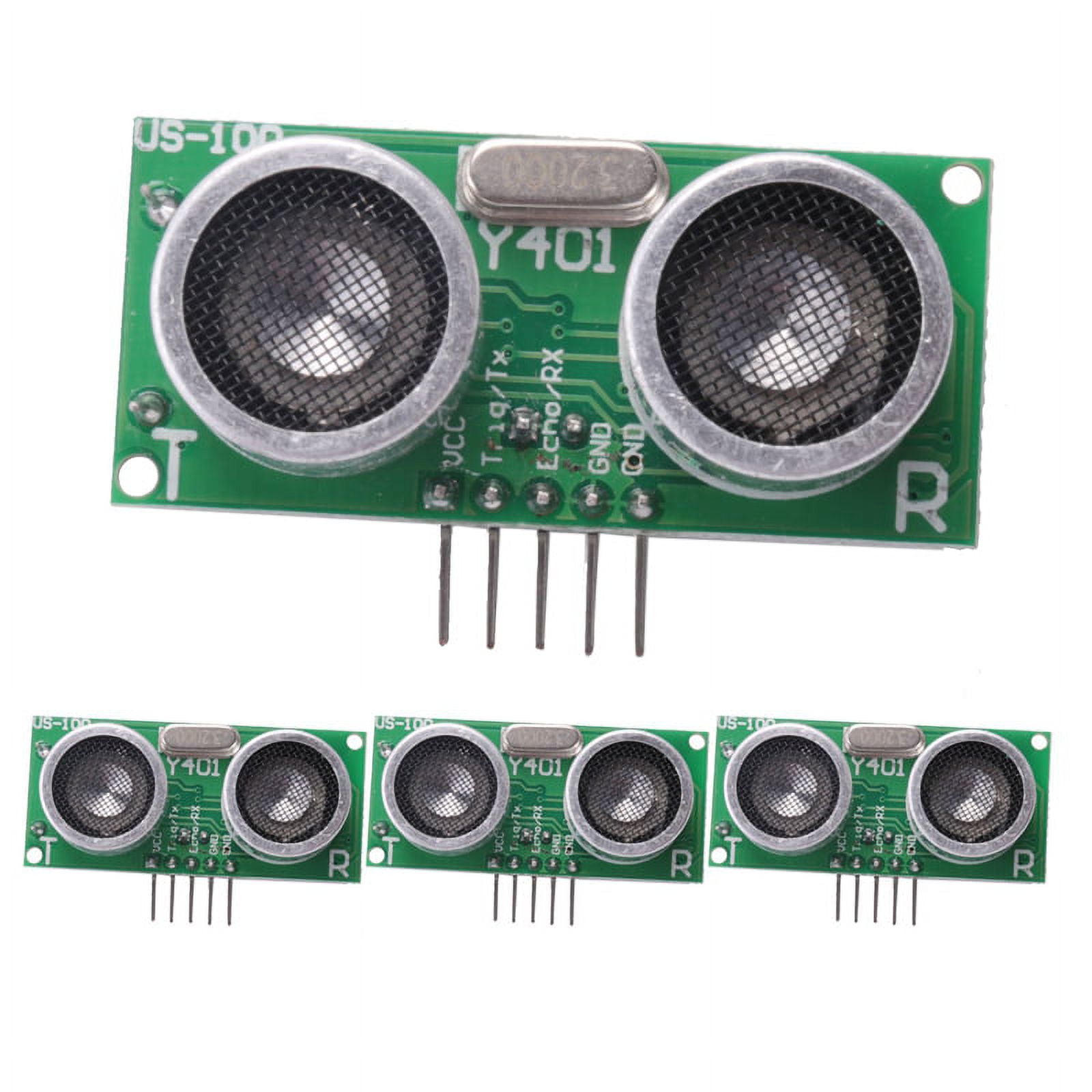 4PCS US-100 Ultrasonic Sensor Module DC 2.4V - 5V with Temperature ...