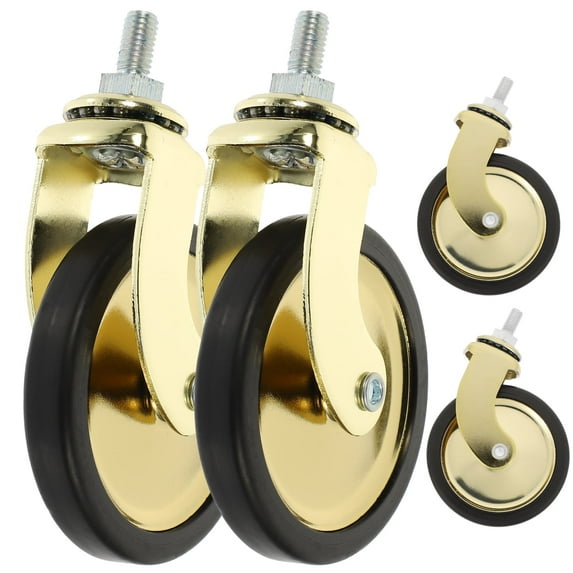 4PCS Universal Furniture Casters – Heavy-Duty Swivel Wheels for Carts ...