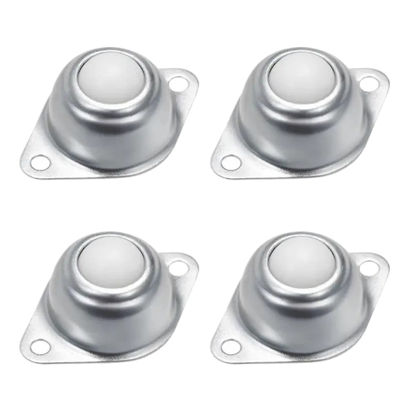 4PCS Universal Nylon Roller Ball Transfer Bearing Caster Round Bull ...