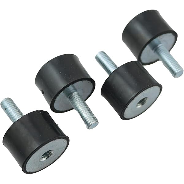 4PCS VD Type Rubber Shock Absorber M8 30x20mm Cushion Compressor Pump ...