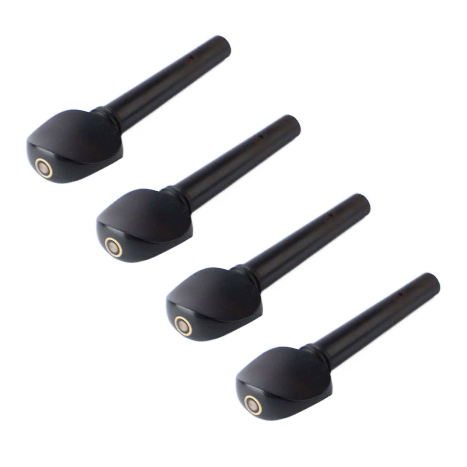 4PCS Viola Tuning Pegs Ebony Punching String Shaft Peg Replacement ...