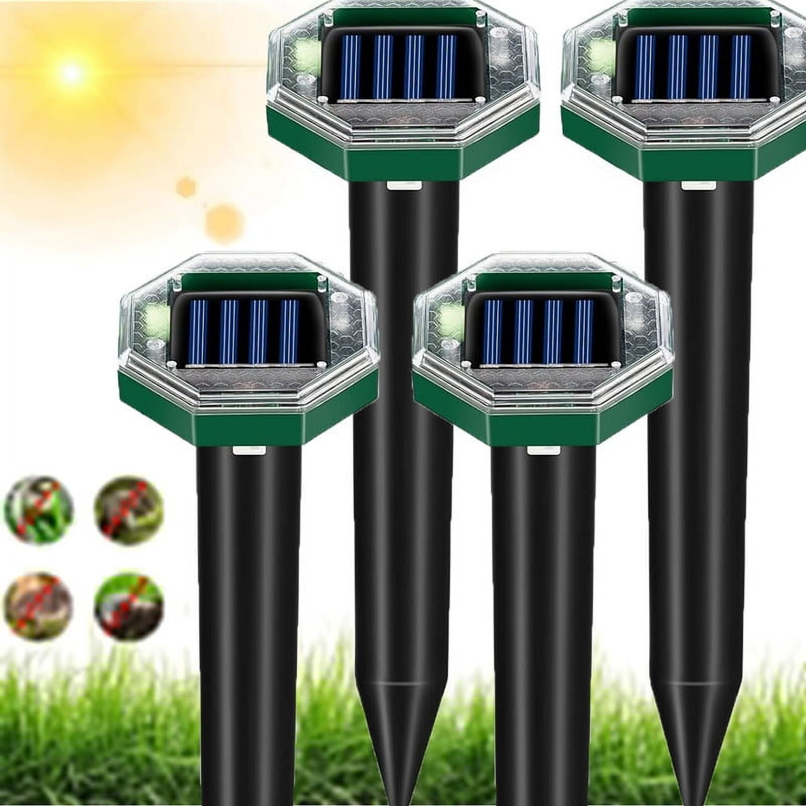 4PCS Vole Repellent, Ultrasonic Vole Repellent Gopher Repellent, for ...
