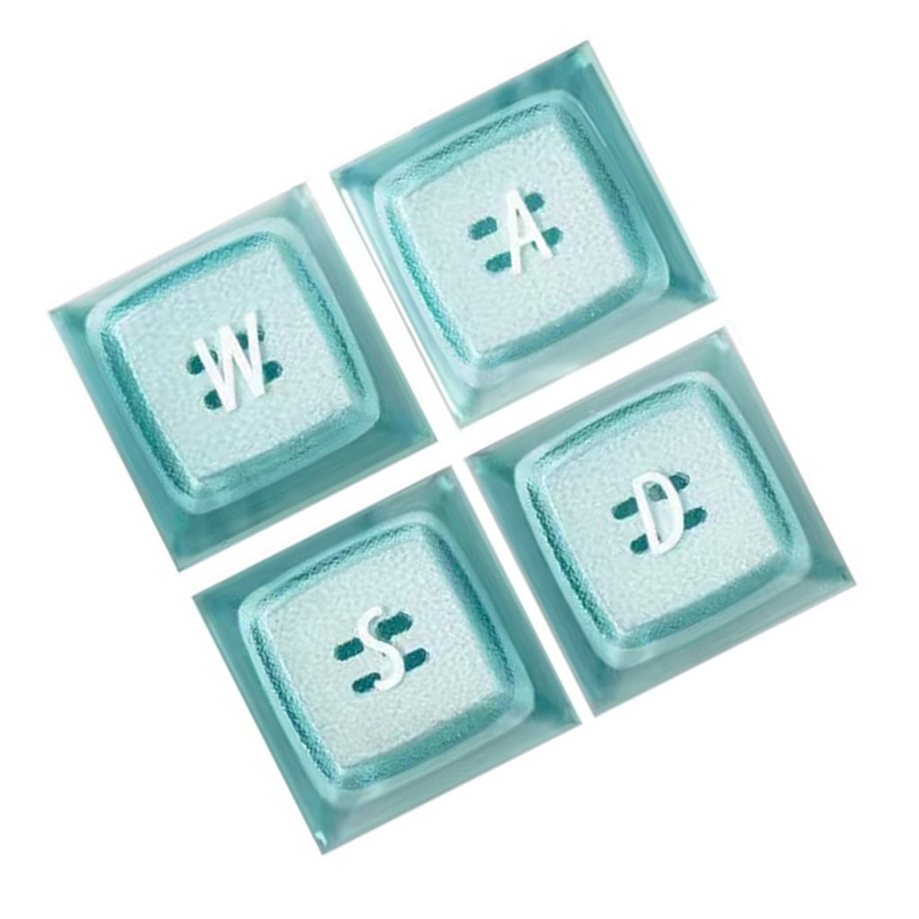 4PCS WASD Key ABS EMA Profile Keycap DoubleShots for Mechanical ...