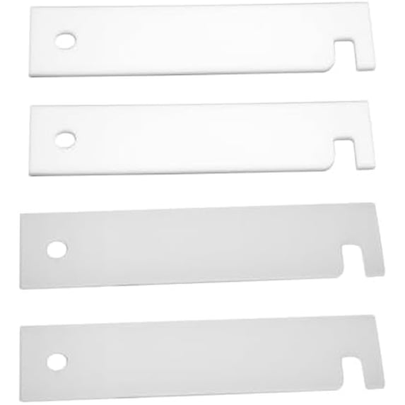 4PCS WE3M51 WE3M52 Clothes Dryer Teflon and Nylon Drum Bearing Slide ...