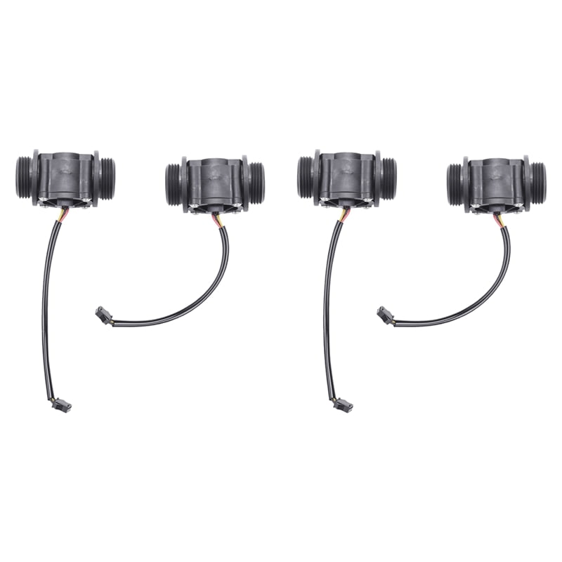 4PCS Water Flow Sensor Flow Meter Water Meter Sensor Counter Indicator ...