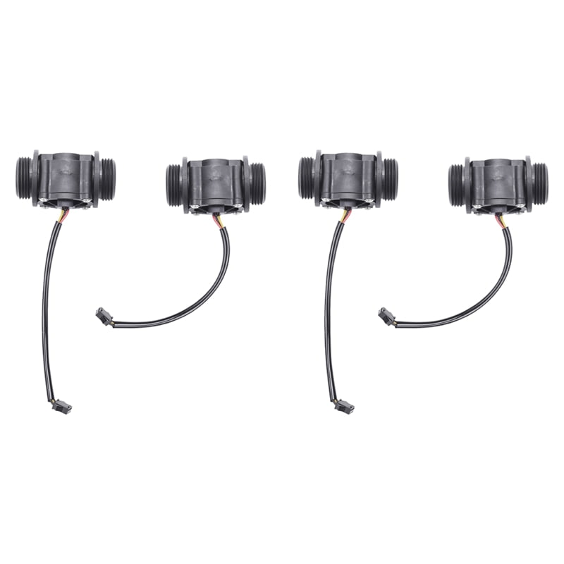 4PCS Water Flow Sensor Flow Meter Water Meter Sensor Counter Indicator ...