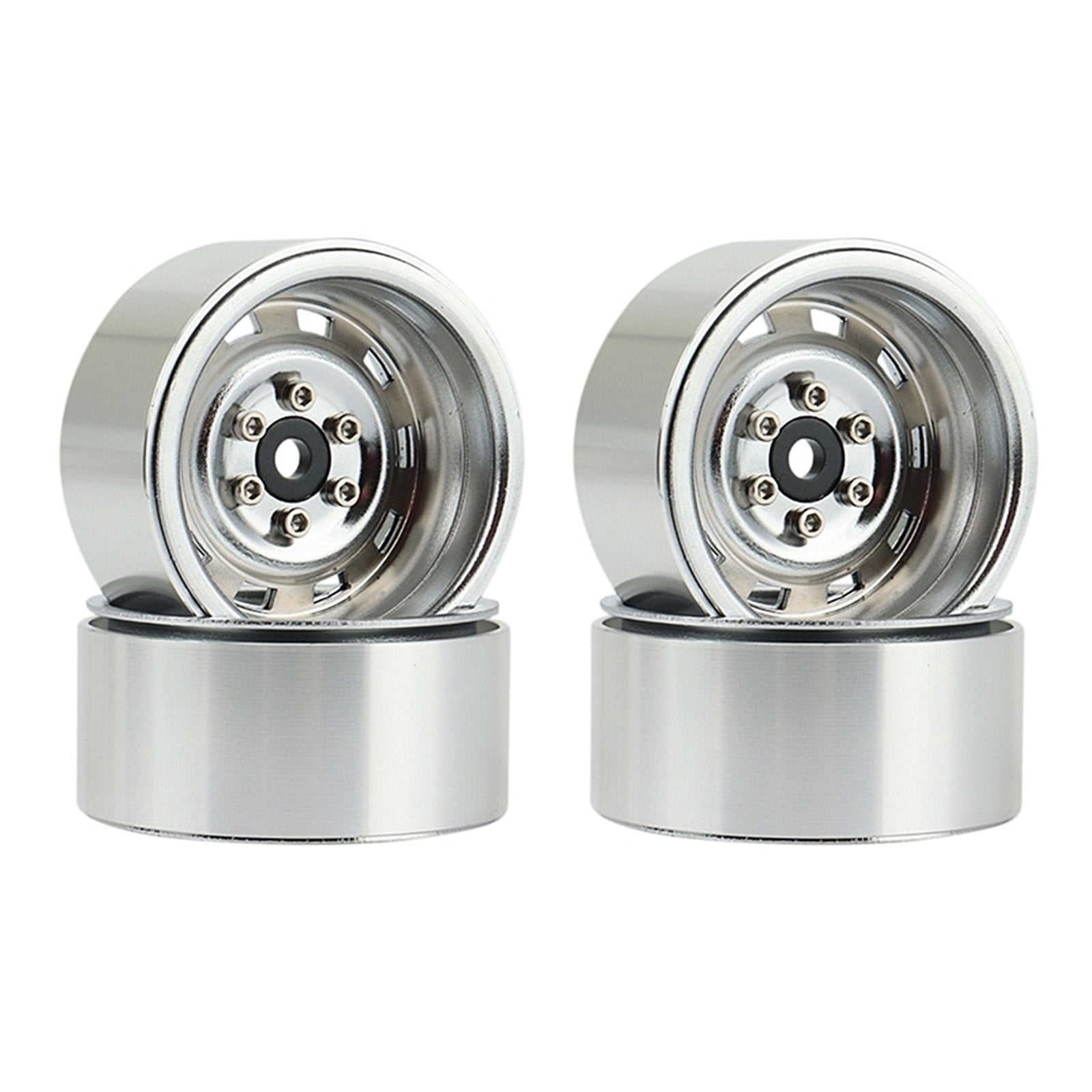 4PCS Wheel Hubs 1.9’’ Beadlock Alloy Wheel Rims with 10 Spokes for ...